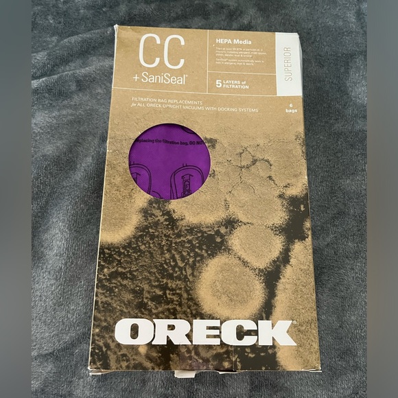 Oreck | Other | Oreck Type Cc Hepa Upright Vacuum Cleaner Bag 6pack ...